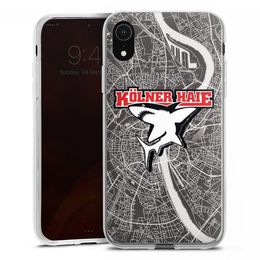 DeinDesign iPhone Xr Handy Silikon H&uuml;lle Case transparent Handyh&uuml;lle K&ouml;lner Haie Ice Hockey Official Licensed Product Silikon Case