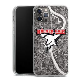 DeinDesign iPhone 12 Pro Max Handy Silikon H&uuml;lle Case transparent Handyh&uuml;lle K&ouml;lner Haie Official Licensed Product Ice Hockey Silikon Case