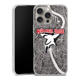DeinDesign iPhone 16 Pro Max Handy Silikon H&uuml;lle Case transparent Handyh&uuml;lle K&ouml;lner Haie Ice Hockey Official Licensed Product Silikon Case