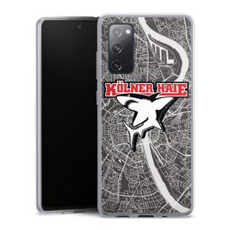 DeinDesign Galaxy S20 FE 5G Handy Silikon H&uuml;lle Case transparent Handyh&uuml;lle Ice Hockey K&ouml;lner Haie Official Licensed Product Silikon Case