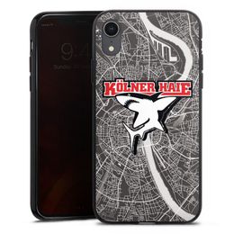 DeinDesign iPhone Xr Handy Silikon H&uuml;lle Case schwarz Handyh&uuml;lle K&ouml;lner Haie Ice Hockey Official Licensed Product