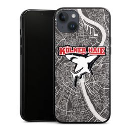 DeinDesign iPhone 14 Plus Handy Silikon H&uuml;lle Case schwarz Handyh&uuml;lle K&ouml;lner Haie Ice Hockey Official Licensed Product