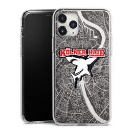 DeinDesign iPhone 11 Pro Max Handy Silikon H&uuml;lle Case transparent Handyh&uuml;lle K&ouml;lner Haie Ice Hockey Official Licensed Product Silikon Case