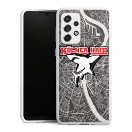 DeinDesign Galaxy A33 5G Handy Silikon H&uuml;lle Case wei&szlig; Handyh&uuml;lle Ice Hockey K&ouml;lner Haie Official Licensed Product Silikon Case
