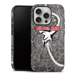 DeinDesign iPhone 16 Pro Handy Panzer Handyh&uuml;lle robuste Outdoor H&uuml;lle Schutzh&uuml;lle matt K&ouml;lner Haie Ice Hockey Official Licensed Product Tough Case