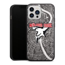 DeinDesign iPhone 13 Pro Max Handy Premium Silikon H&uuml;lle Handyh&uuml;lle schwarz Case K&ouml;lner Haie Ice Hockey Official Licensed Product Silikon Premium Case