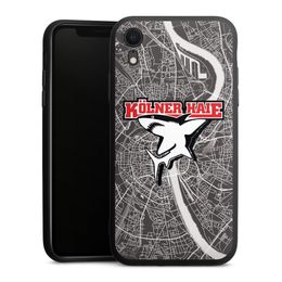 DeinDesign iPhone Xr Handy Premium Silikon H&uuml;lle Handyh&uuml;lle schwarz Case K&ouml;lner Haie Ice Hockey Official Licensed Product Silikon Premium Case