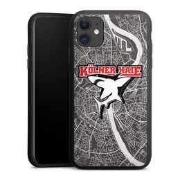 DeinDesign iPhone 11 Handy Premium Silikon H&uuml;lle Handyh&uuml;lle schwarz Case K&ouml;lner Haie Official Licensed Product Ice Hockey Silikon Premium Case