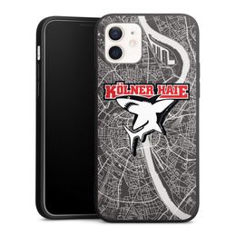 DeinDesign iPhone 12 Handy Premium Silikon H&uuml;lle Handyh&uuml;lle schwarz Case K&ouml;lner Haie Ice Hockey Official Licensed Product Silikon Premium Case