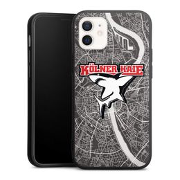 DeinDesign iPhone 12 mini Handy Premium Silikon H&uuml;lle Handyh&uuml;lle schwarz Case K&ouml;lner Haie Ice Hockey Official Licensed Product Silikon Premium Case