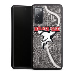 DeinDesign Galaxy S20 FE 5G Handy Premium Silikon H&uuml;lle Handyh&uuml;lle schwarz Case K&ouml;lner Haie Official Licensed Product Ice Hockey Silikon Premium Case