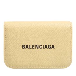 Balenciaga Portemonnaies - Mini Logo Cash Wallet - Gr. unisize - in Gelb - f&uuml;r Damen