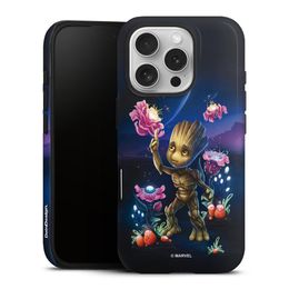 DeinDesign iPhone 16 Pro Handy Panzer Handyh&uuml;lle robuste Outdoor H&uuml;lle Schutzh&uuml;lle gl&auml;nzend Baby Groot Marvel Guardians Of The Galaxy Tough Case