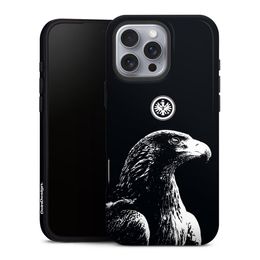 DeinDesign iPhone 16 Pro Max Handy Panzer Handyh&uuml;lle robuste Outdoor H&uuml;lle Schutzh&uuml;lle gl&auml;nzend Attila Official Licensed Product Eintracht Frankfurt Tough Case