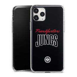 DeinDesign iPhone 11 Pro Max Handy Silikon H&uuml;lle Case transparent Handyh&uuml;lle Eintracht Frankfurt Sge Official Licensed Product Silikon Case