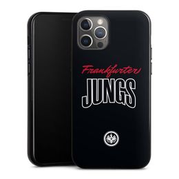 DeinDesign iPhone 12 Pro Handy Silikon H&uuml;lle Case schwarz Handyh&uuml;lle Eintracht Frankfurt Sge Official Licensed Product
