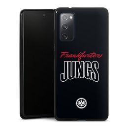 DeinDesign Galaxy S20 FE Handy Silikon H&uuml;lle Case schwarz Handyh&uuml;lle Eintracht Frankfurt Sge Official Licensed Product