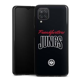 DeinDesign Galaxy A12 Handy Silikon H&uuml;lle Case schwarz Handyh&uuml;lle Eintracht Frankfurt Sge Official Licensed Product