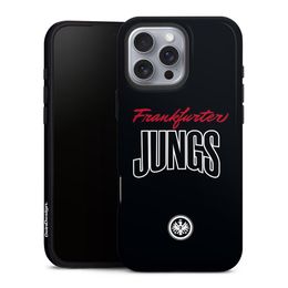 DeinDesign iPhone 16 Pro Max Handy Panzer Handyh&uuml;lle robuste Outdoor H&uuml;lle Schutzh&uuml;lle gl&auml;nzend Eintracht Frankfurt Sge Official Licensed Product Tough Case