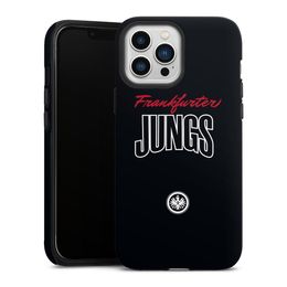 DeinDesign iPhone 13 Pro Max Handy Panzer Handyh&uuml;lle robuste Outdoor H&uuml;lle Schutzh&uuml;lle matt Eintracht Frankfurt Sge Official Licensed Product Tough Case