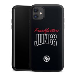 DeinDesign iPhone 11 Handy Premium Silikon H&uuml;lle Handyh&uuml;lle schwarz Case Eintracht Frankfurt Sge Official Licensed Product Silikon Premium Case