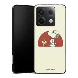DeinDesign Xiaomi Redmi Note 13 Pro 5G Handy Silikon H&uuml;lle Case schwarz Handyh&uuml;lle Snoopy Official Licensed Product Kindheit