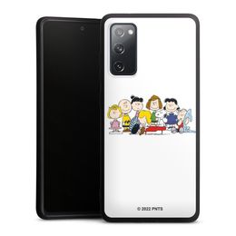 DeinDesign Galaxy S20 FE Handy Premium Silikon H&uuml;lle Handyh&uuml;lle schwarz Case Merchandise Kindheit Peanuts Silikon Premium Case