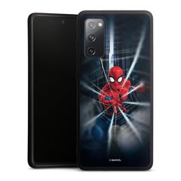DeinDesign Galaxy S20 FE 5G Handy Premium Silikon H&uuml;lle Handyh&uuml;lle schwarz Case Marvel Spiderman Kinofilm Silikon Premium Case