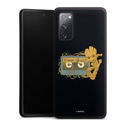 DeinDesign Galaxy S20 FE Handy Premium Silikon H&uuml;lle Handyh&uuml;lle schwarz Case Marvel Groot Guardians Of The Galaxy Silikon Premium Case