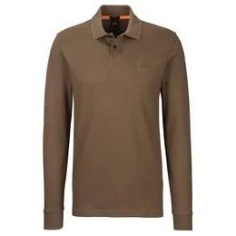 Poloshirt BOSS ORANGE "Passerby" Gr. XXXL, grün (368_open_green) Herren Shirts mit BOSS-Logobadge