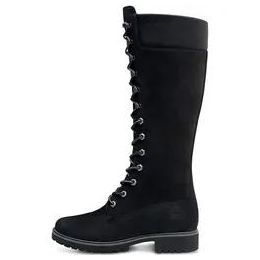 Schnürstiefel Timberland "Women's Premium 14in WP B" Gr. 38, schwarz (black-nubuck) Damen Schuhe Winterschuhe, Winterstiefel, Winterboots, Schnürboots, wasserdicht