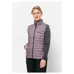 Daunenweste Jack Wolfskin "PILVI DOWN VEST W" Gr. XXL (48), lila (wild, blossom) Damen Westen