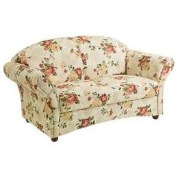 2-Sitzer Max Winzer "Carolia2 bequem durch Federkernunterfederung mit festem Sitzkomfort" Sofas Gr. B/H/T: 150cm x 85cm x 83cm, Flachgewebe, bunt (multi) im Retrolook, Blumenmuster, floraler Bezug, Breite 150 cm