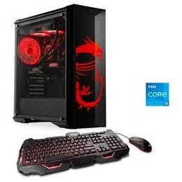 CSL Gaming-PC "HydroX V29557 MSI Dragon Advanced Edition" Computer Gr. Microsoft Windows 11 Home (64 Bit), 16 GB RAM 1000 GB SSD, schwarz