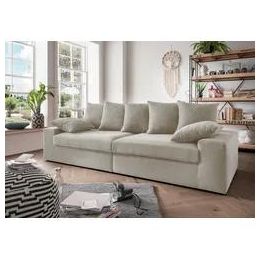 Big-Sofa Inosign "Sassari" Sofas Gr. B/H/T: 250cm x 76cm x 103cm, Cord, Big-Sofa 2-Sitzer-2-Sitzer, beige