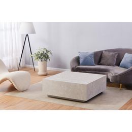 Home Deluxe Couchtisch Amiri Marmor Beige XL - versch. Ausf&uuml;hrungen