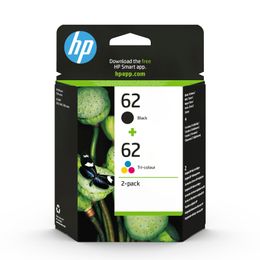 HP 62 Schwarz und Farbe 2er-Pack Original Druckerpatronen