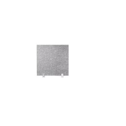 Schreibtisch-Set desktopz Standfuss Farbe: grau, Gr&ouml;&szlig;e: 50x50x2,5cm