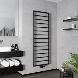 XIMAX Azur Badheizk&ouml;rper Pure Slim Schwarz Matt - 1120x600 mm