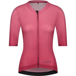 Shimano Woman's PIUMA Short Sleeves Jersey, Magenta