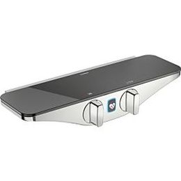Hansa Hansaemotion Brause-Thermostat 5863017284 AP, Batteriebetrieb, Sicherheitsglas, chrom/grau