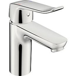 Hansa Hansacare Waschtischarmatur 46022206 ohne Ablaufgarnitur, mit Ablaufgarnitur, Hebel lang, Ausladung 114 mm, chrom