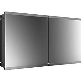 Emco Asis Evo Unterputz-Lichtspiegelschrank 939713316 1200 x 700 mm, 2-türig, schwarz, mit lightsystem, ohne Spiegelheizung