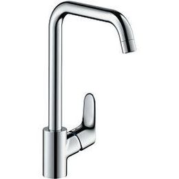 Hansgrohe Küchenarmatur Focus M41 260 1 jet 31822000 Niederdruck, schwenkbarer Auslauf, chrom