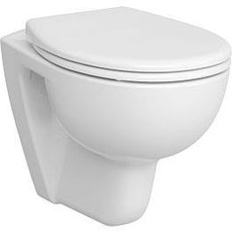 Vitra Conforma Wand-Tiefspül-WC 7712B003-0075 35,5x54cm, plus 60mm, Rollstuhlgerecht, Sitzhöhe 48cm, weiß Hochglanz