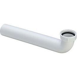Viega Ablaufbogen 106966 G 1 1/2x40x270mm, Kunststoff weiß, mit Dichtung
