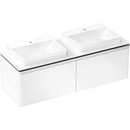 Hansgrohe Xelu Q Konsole 54112050 1560 x 550 mm, 2 Ausschnitte 600 x 480 mm, weiß hochglanz