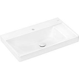 Hansgrohe Xelu Q Waschtisch 61024450 800x480mm, Ablage rechts, mit Hahnloch, ohne Überlauf, SmartClean, weiß