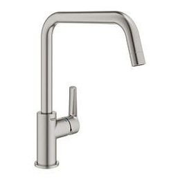 Grohe Start Küchenarmatur 30470DC0 supersteel, hoher schwenkbarer Auslauf