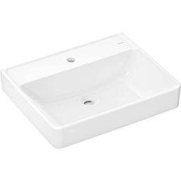 Hansgrohe Xanuia Q Waschtisch 61150450 600x480mm, mit Hahnloch, ohne Überlauf, SmartClean, weiß